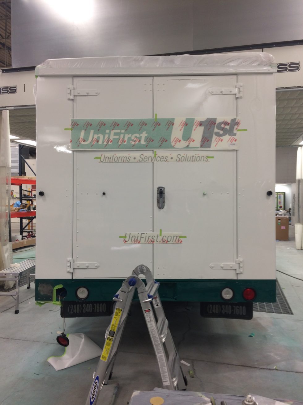 UniFirst Fleet Graphics Package Install | Fusion Marketing