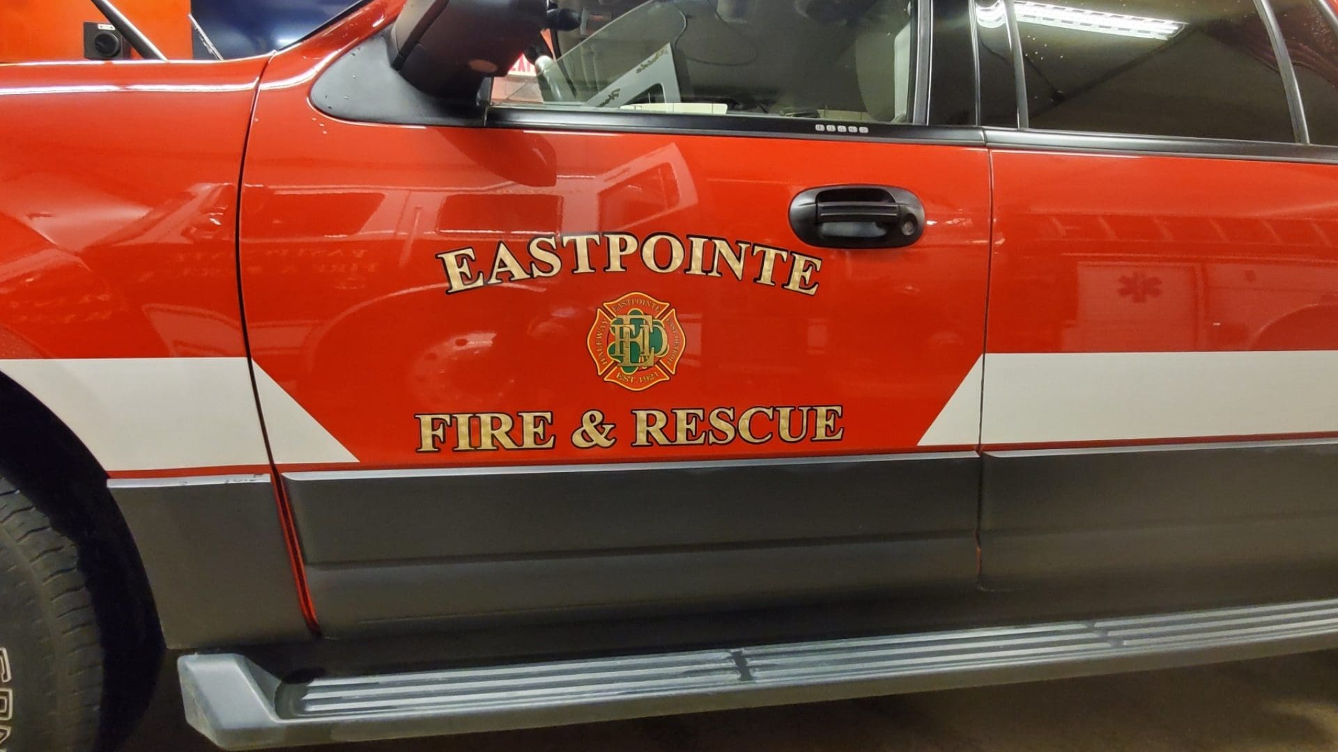 Fire Truck Vinyl Graphic Stickers | Fusion Marketing